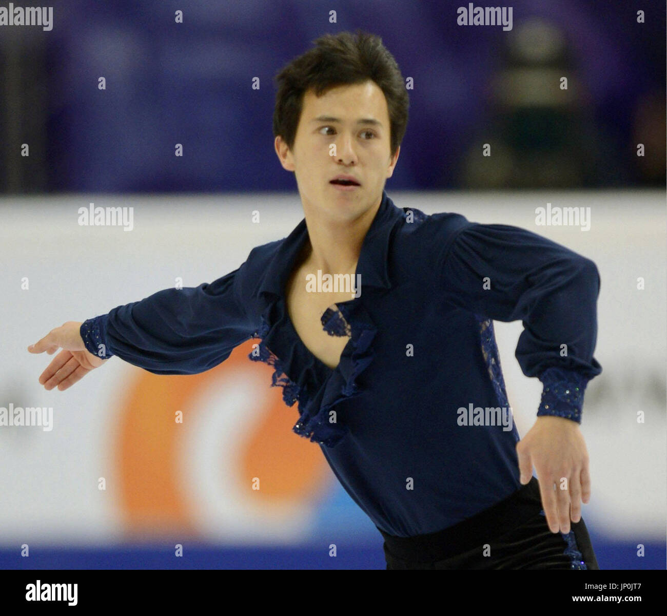 MOSCOW, Russia - Patrick Chan of Canada performs in the men's short ...