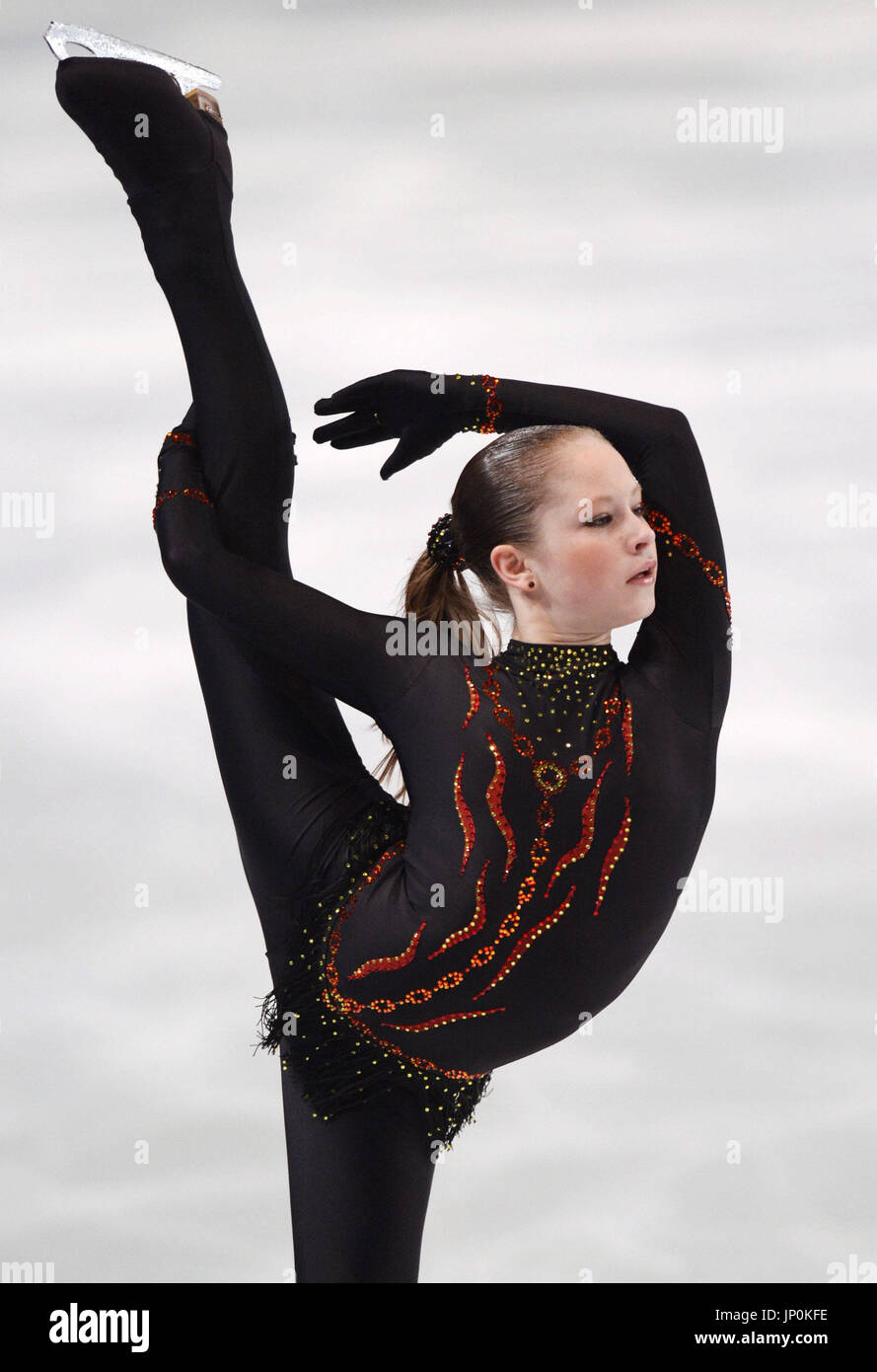 PARIS, France - Fourteen-year-old Russian junior world champion Julia ...