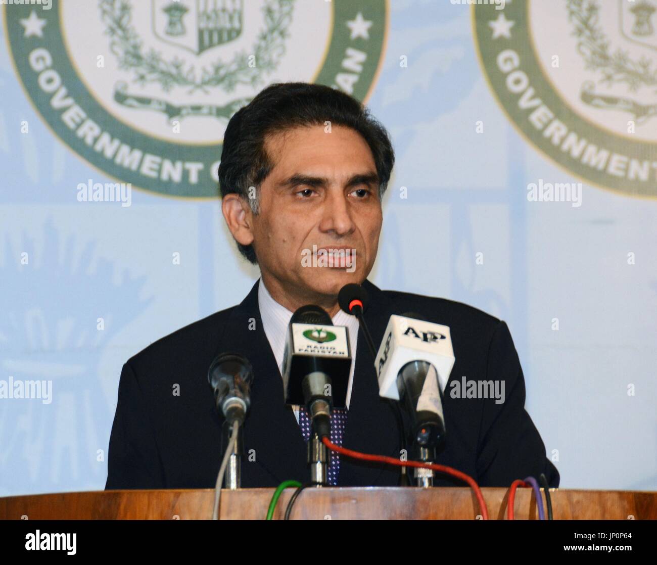 ISLAMABAD, Pakistan - Pakistani Foreign Office spokesman Aizaz Chaudri ...