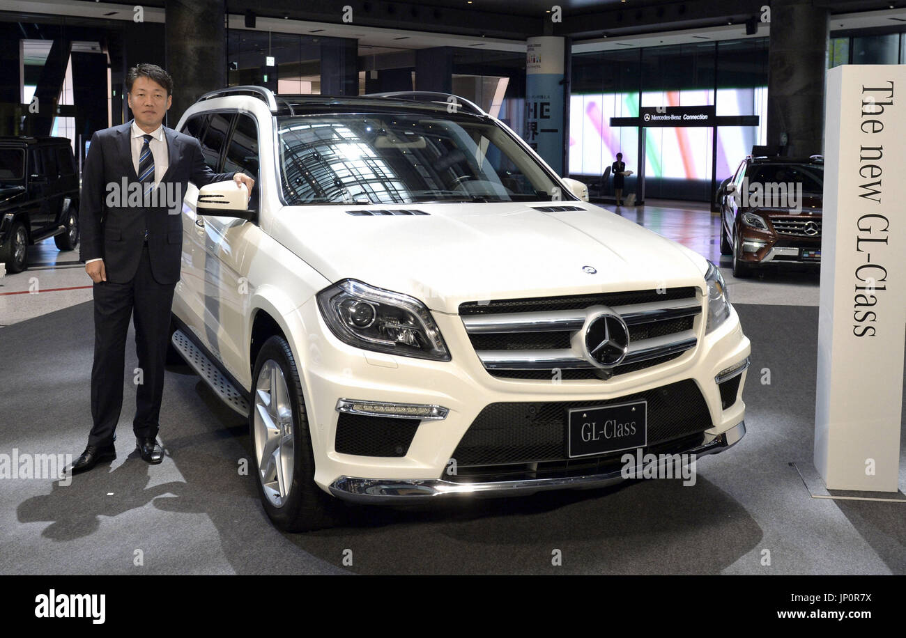 OSAKA, Japan - Mercedes-Benz Japan Co. President Kintaro Ueno stands ...