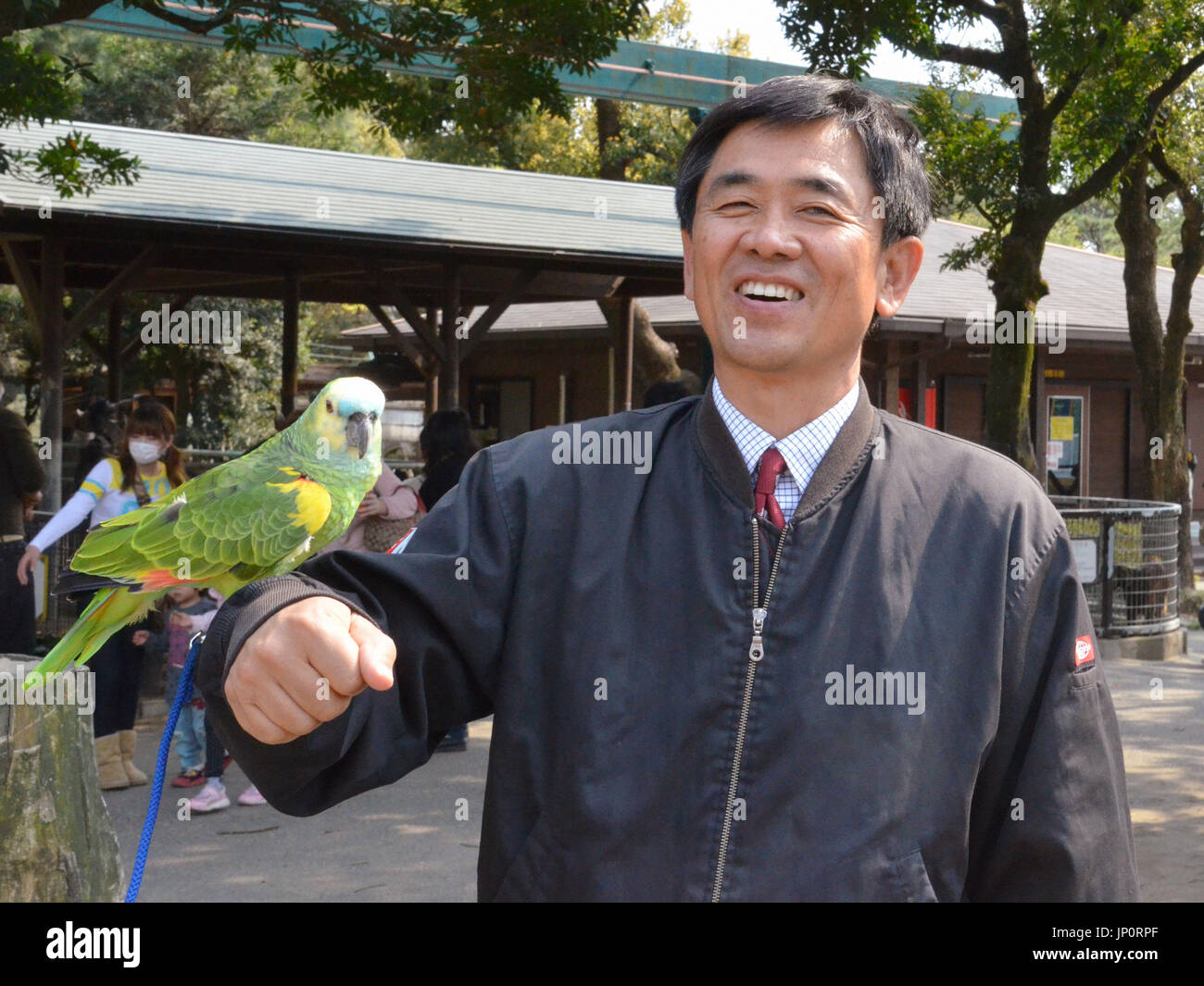 MIYAZAKI, Japan - Toshihisa Deguchi, head of Miyazaki City Phoenix Zoo ...
