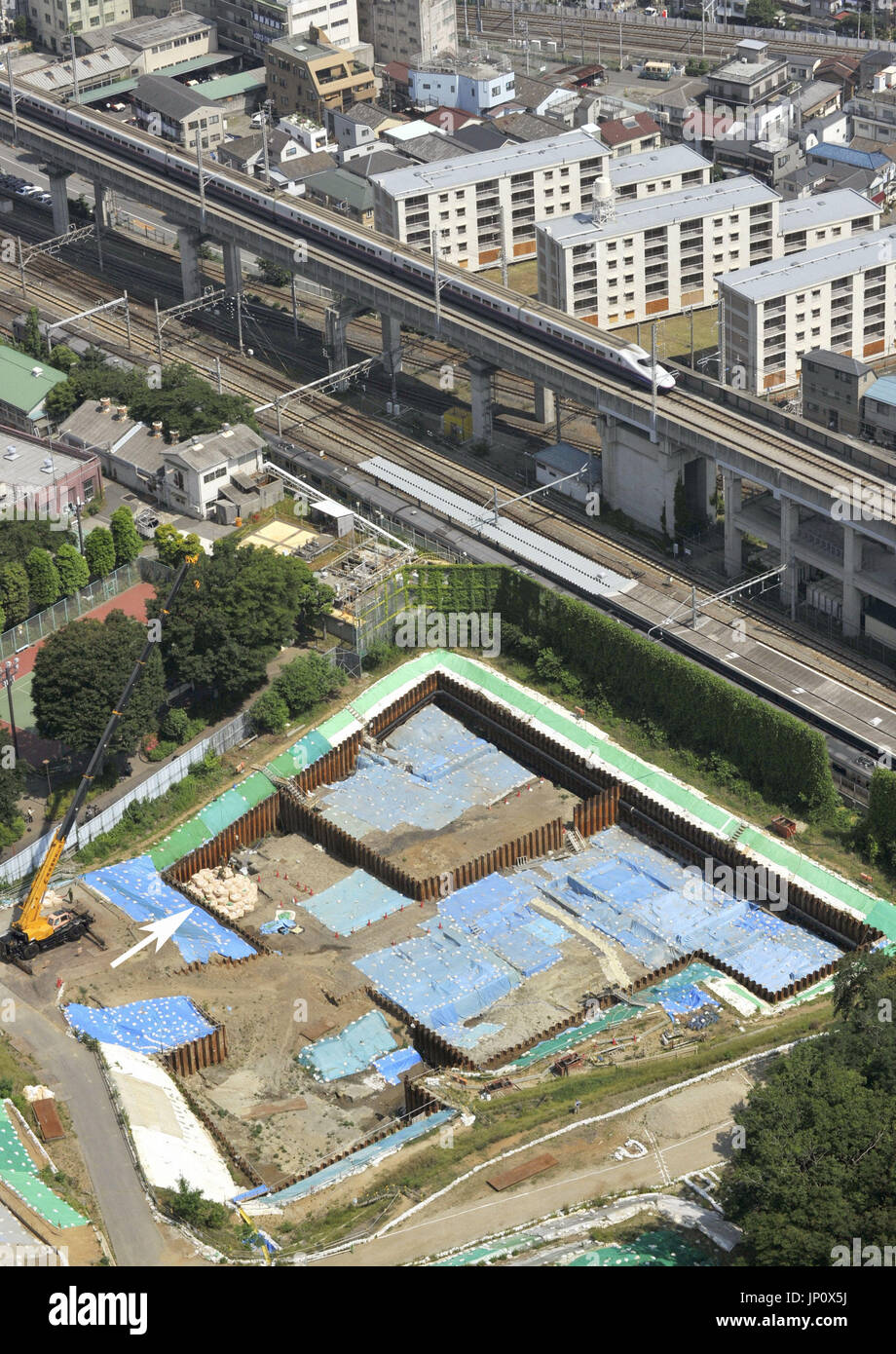 TOKYO, Japan - Photo taken from a Kyodo News helicopter on June 4, 2013 ...