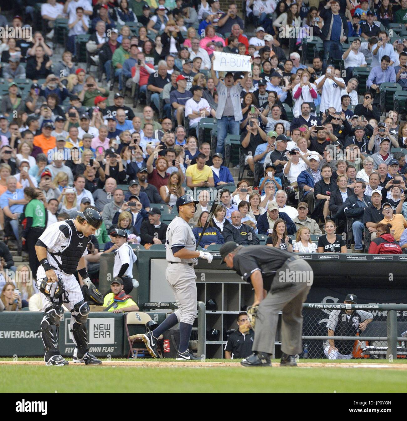 CHICAGO, United States - New York Yankees slugger Alex Rodriguez is ...
