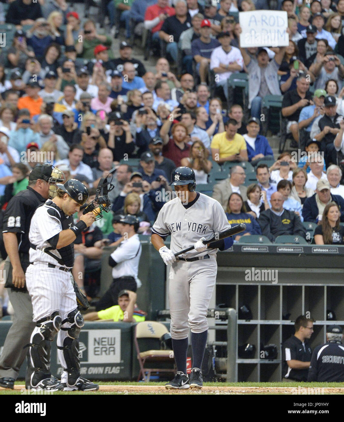 CHICAGO, United States - New York Yankees slugger Alex Rodriguez is ...