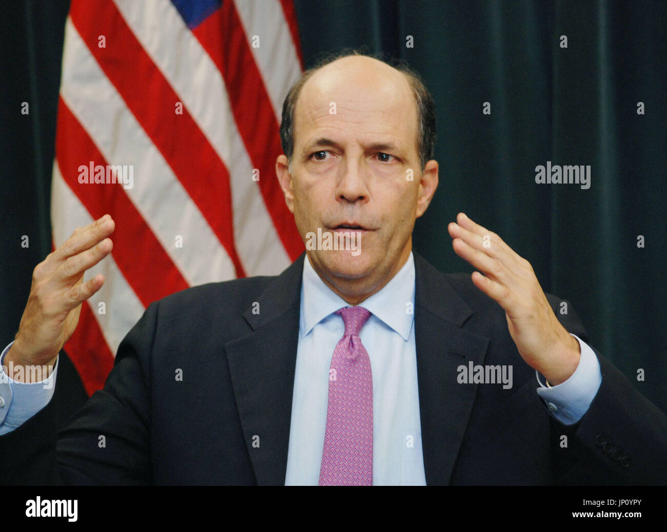 TOKYO, Japan - U.S Ambassador to Japan John Roos speaks in an interview ...