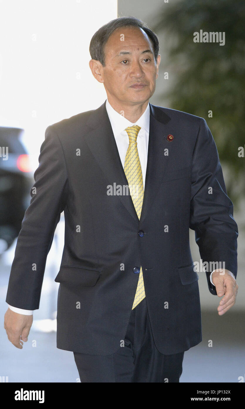 TOKYO, Japan - Japan's new Chief Cabinet Secretary Yoshihide Suga ...