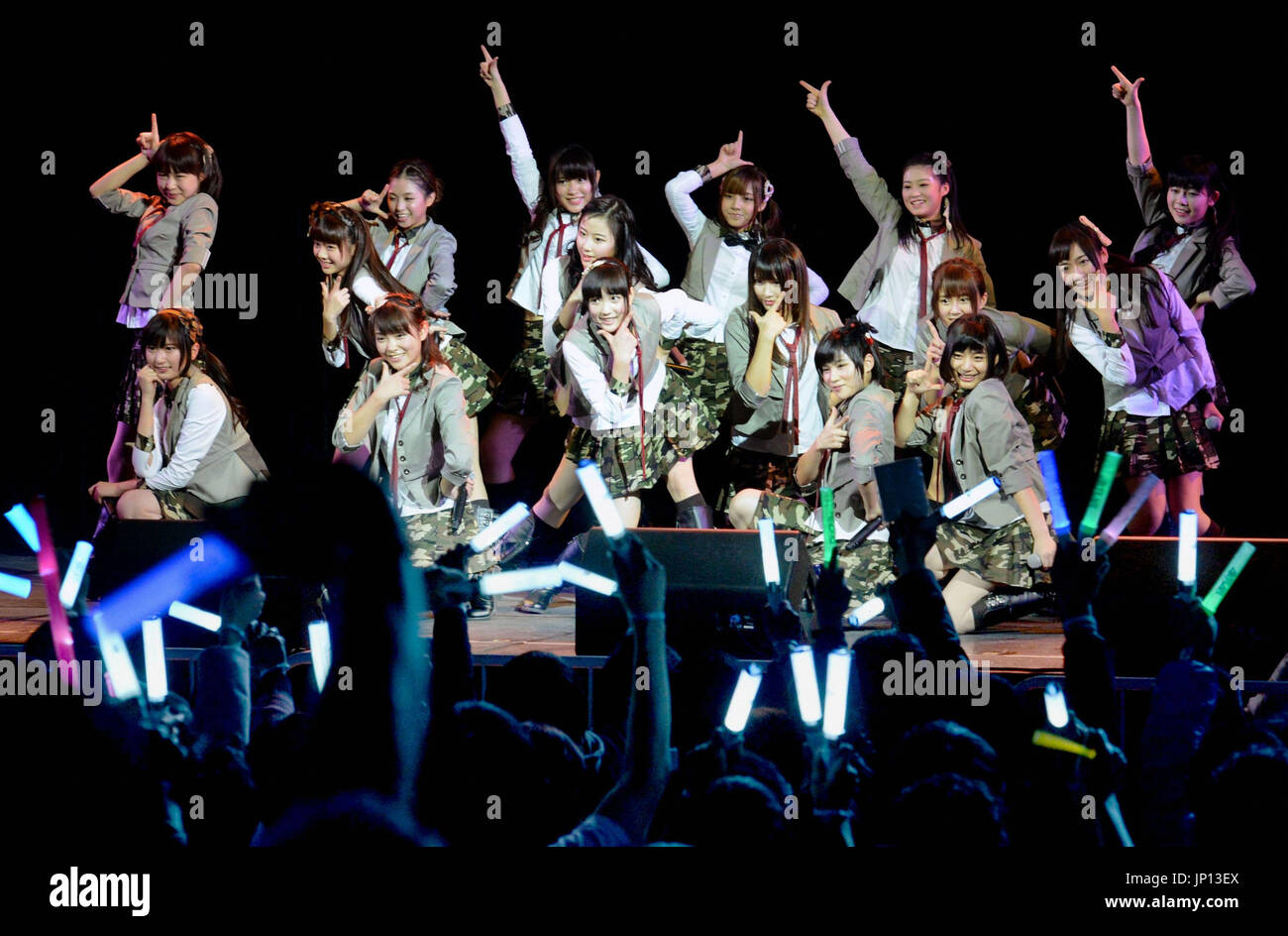 SHANGHAI, China - Members of SNH48, the Shanghai version of the ...