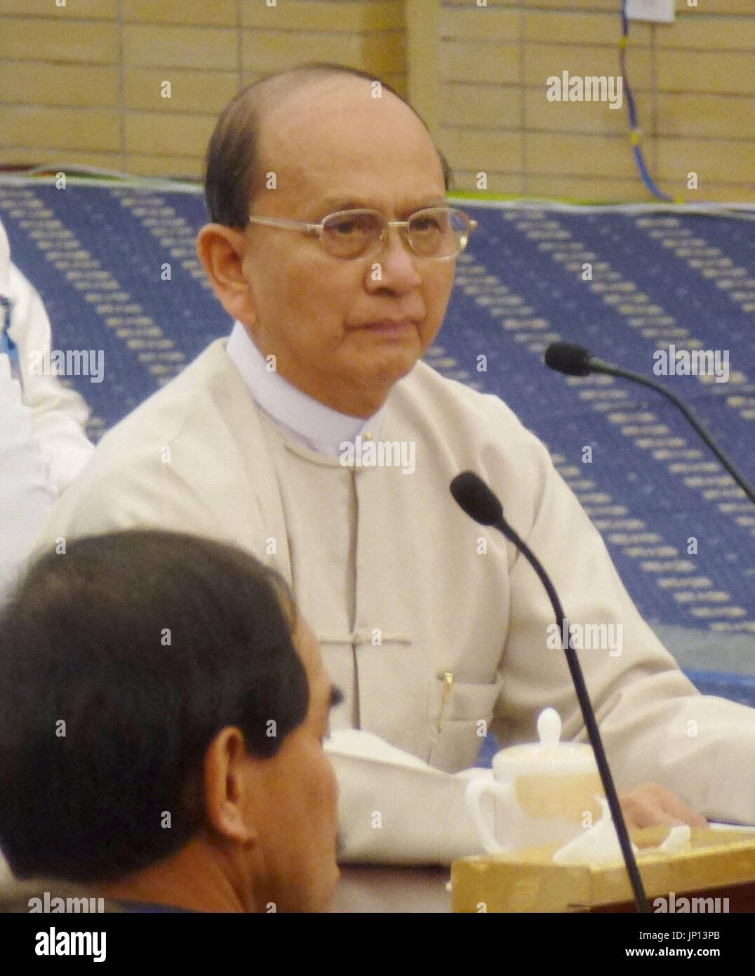 NAYPYITAW, Myanmar - Myanmar President Thein Sein gives an opening ...