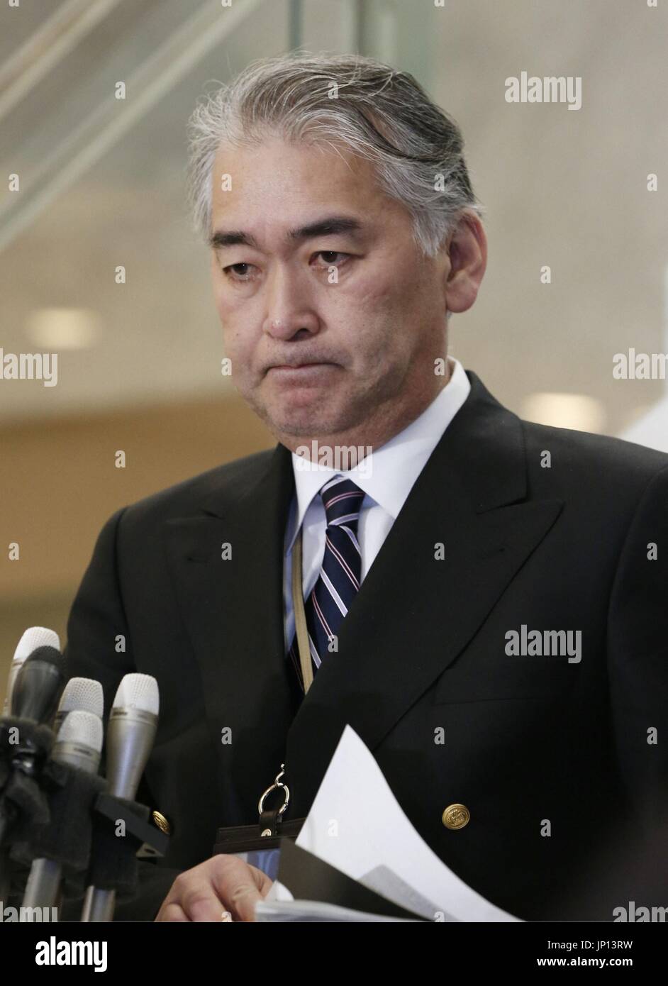 YOKOHAMA, Japan - Takeshi Endo, public relations chief of Japanese ...