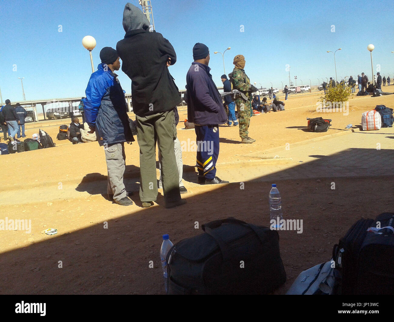 IN AMENAS, Algeria - Photo taken secretly on Jan. 16, 2013, by one of ...