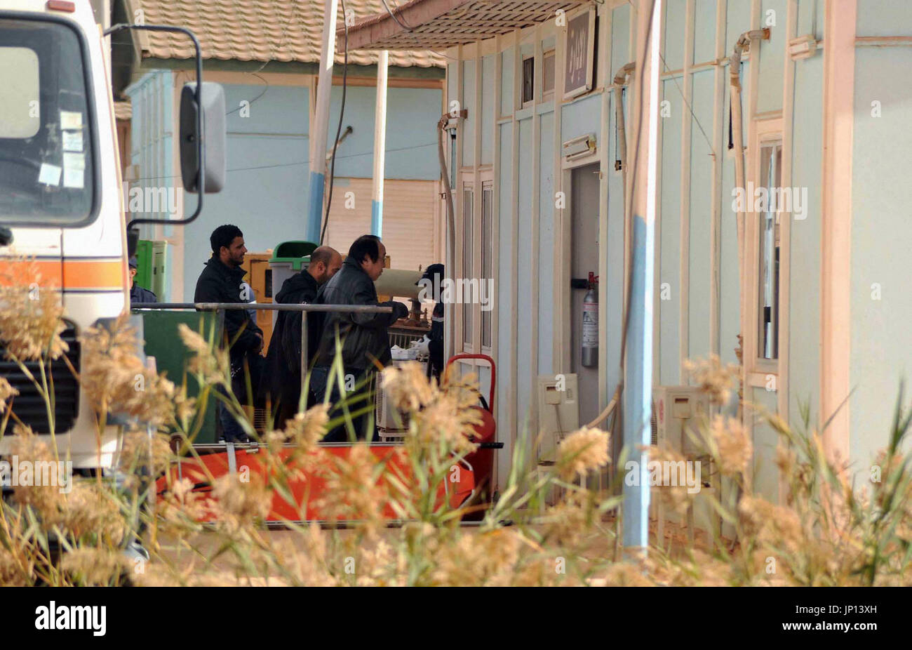 IN AMENAS, Algeria - Photo shows a hospital in In Amenas, Algeria, on ...