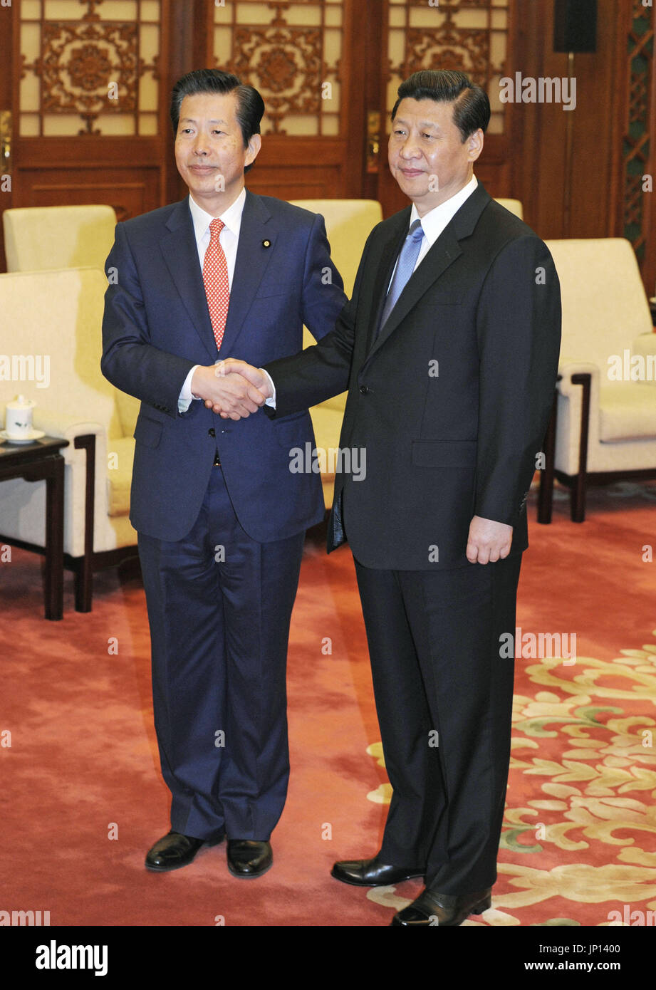 BEIJING, China - Chinese Communist Party leader Xi Jinping (R), the ...