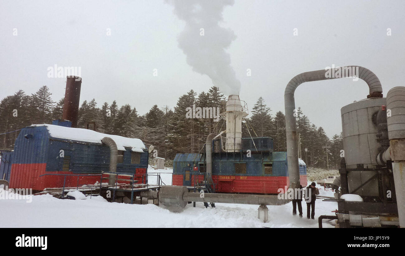 VLADIVOSTOK, Russia - A January 2011 photo shows an old geothermal ...