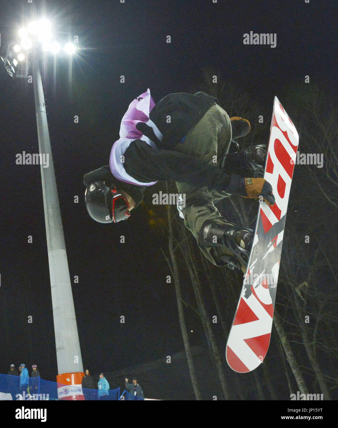 SOCHI, Russia - Japan's Taku Hiraoka gets air during a halfpipe ...