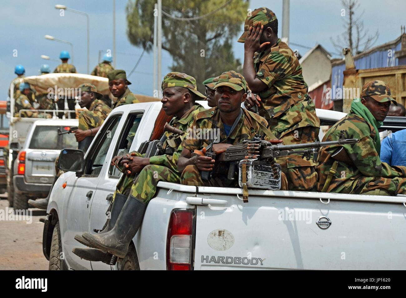 GOMA, Democratic Republic of Congo - Fighters of the M23 rebel movement ...