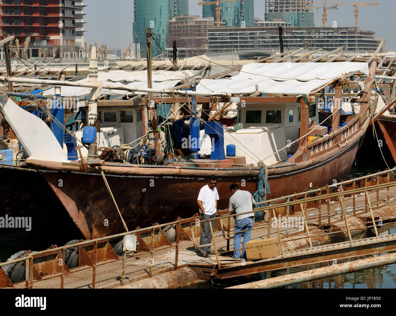 MANAMA, Bahrain - File photo taken in October 2010 shows a traditional ...