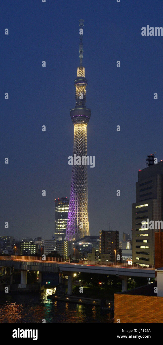 TOKYO, Japan - The 634-meter-tall Tokyo Skytree in the Japanese capital ...