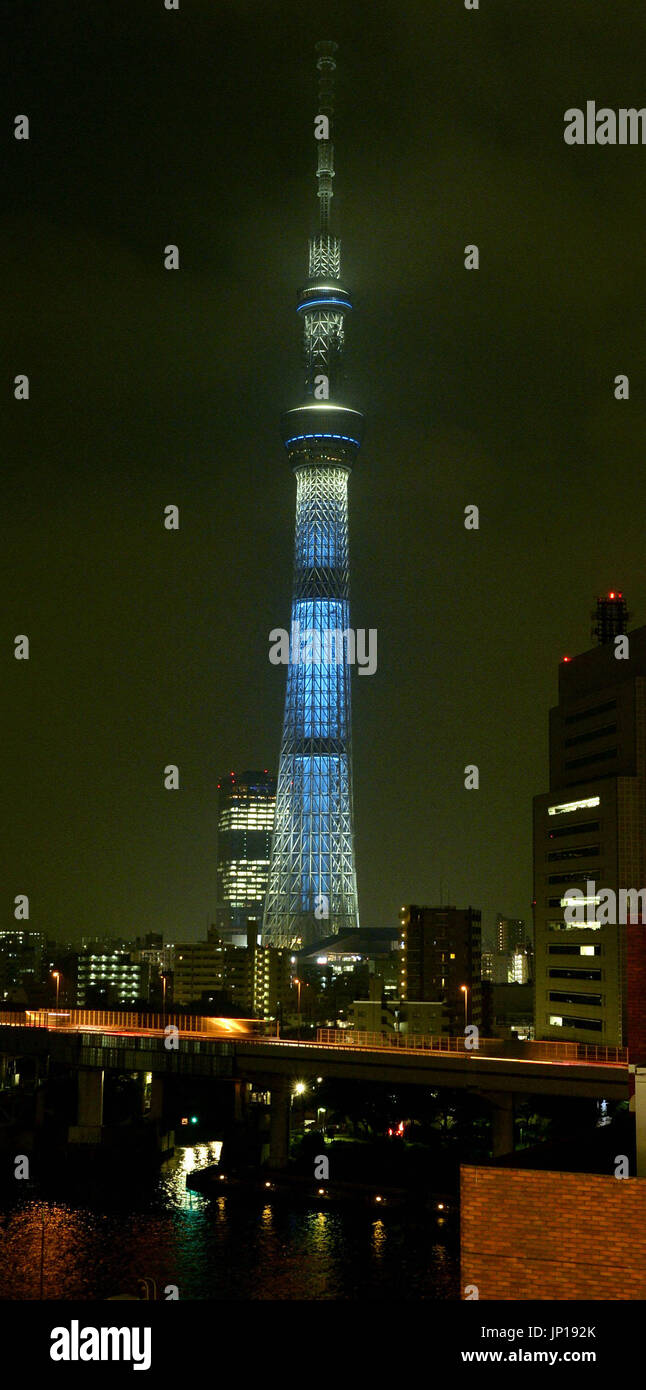 TOKYO, Japan - The 634-meter-tall Tokyo Skytree in the Japanese capital ...