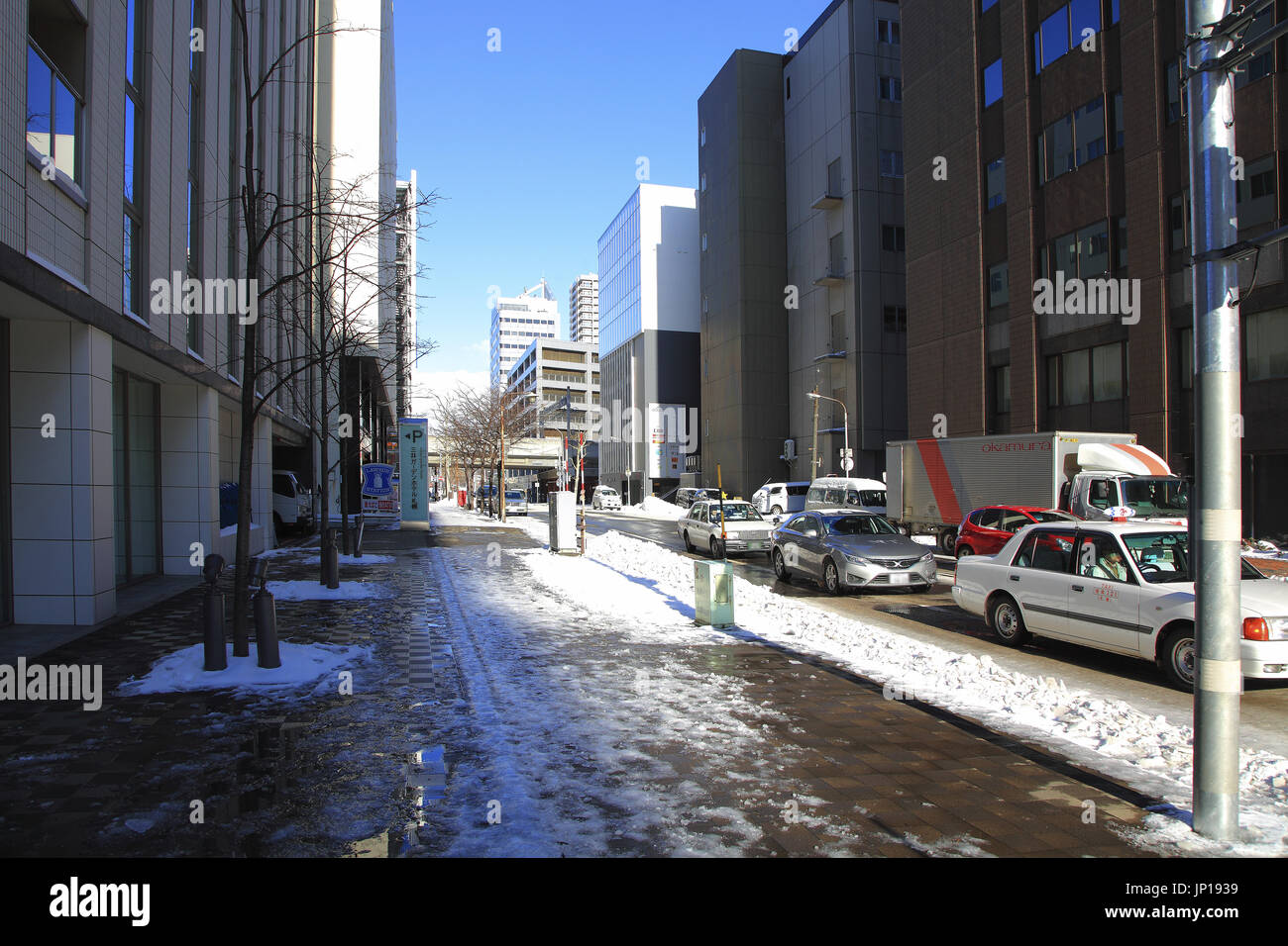 Sapporo in Winter Stock Photo - Alamy