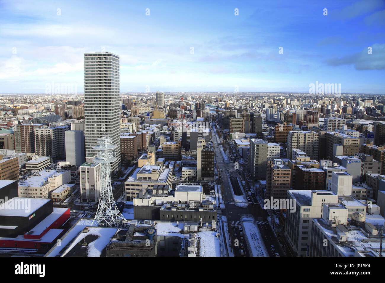 Sapporo in Winter Stock Photo - Alamy