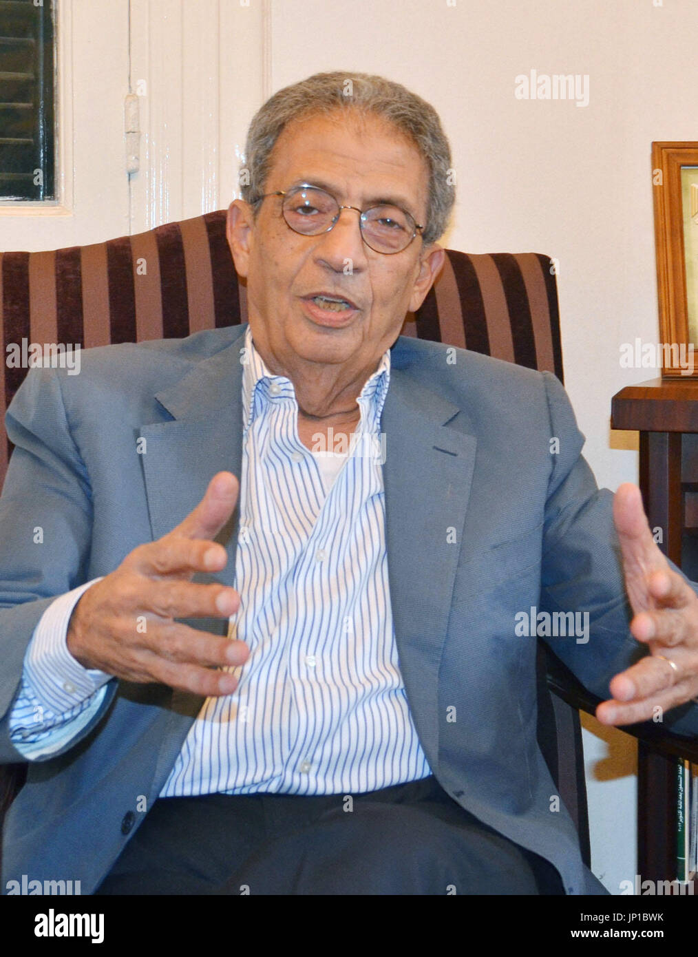 CAIRO, Egypt - Amr Moussa, former Egyptian foreign minister and ...