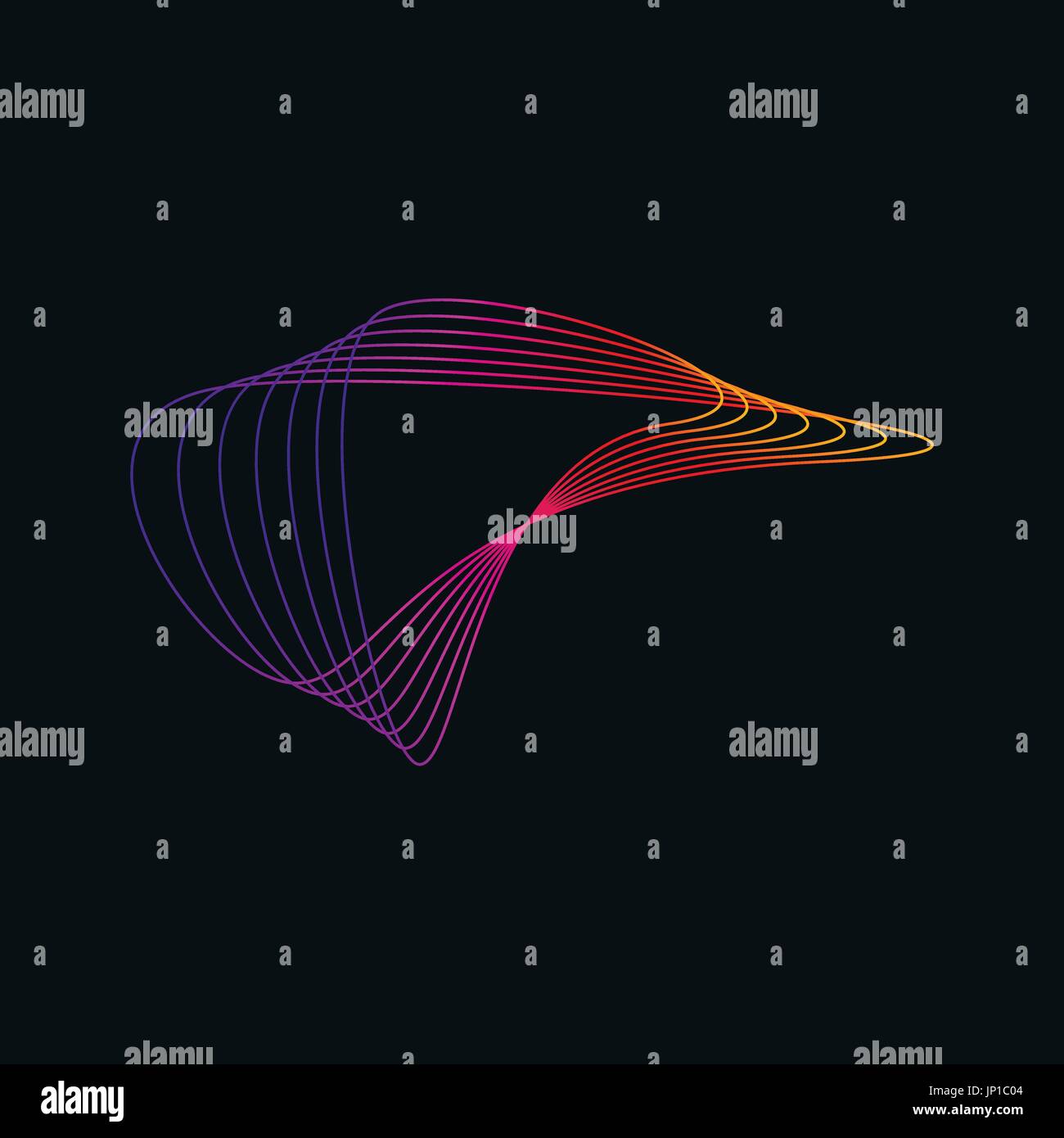 Abstract Colorful Fractal Symbol for creative business Stock Vector ...