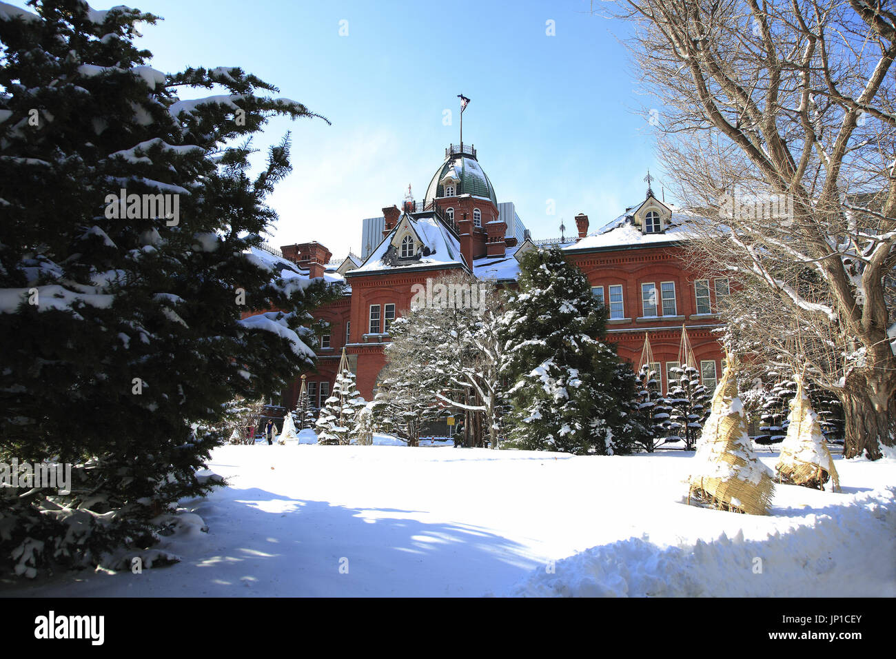 Sapporo in Winter Stock Photo - Alamy