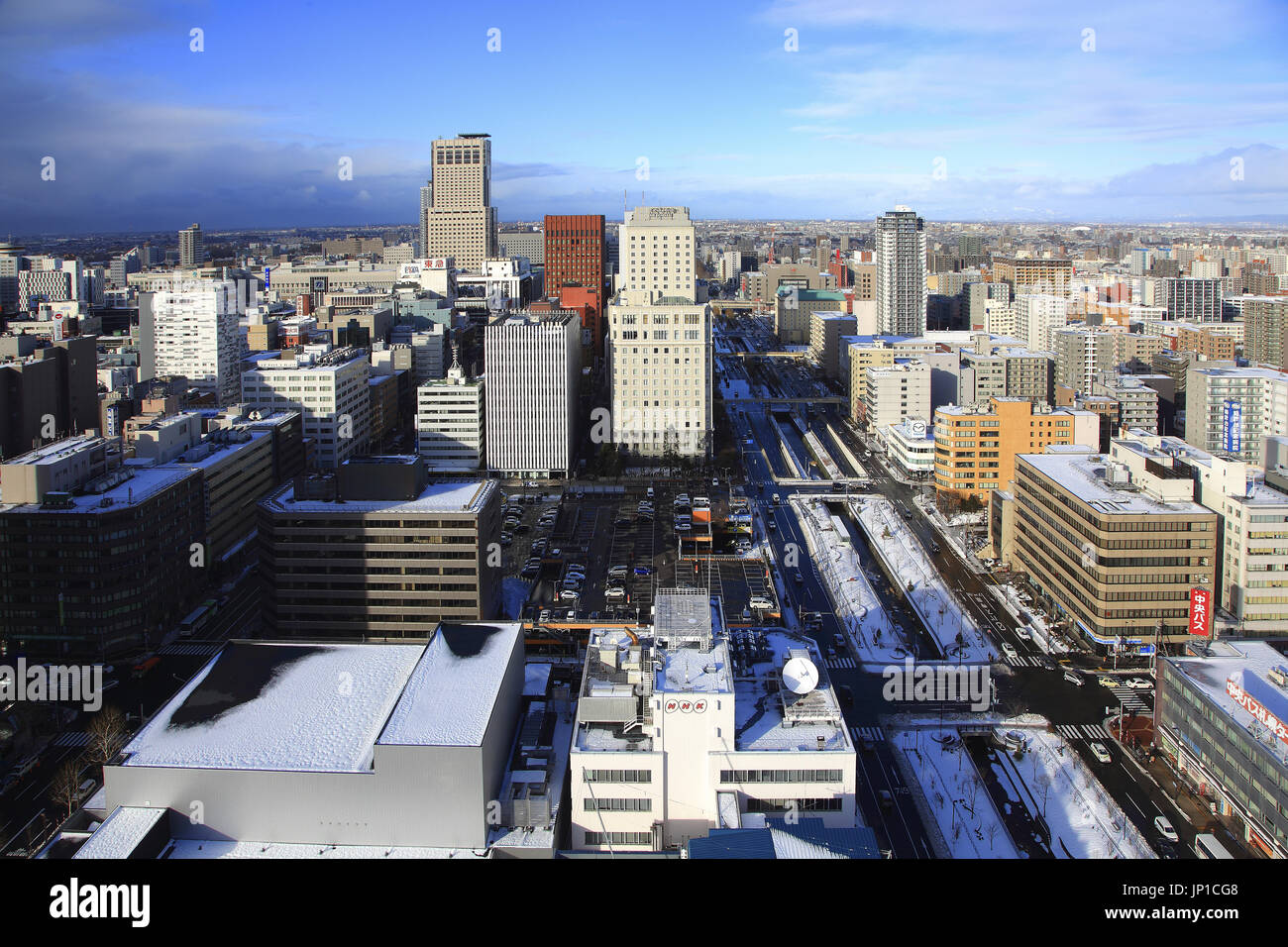 Sapporo in Winter Stock Photo - Alamy