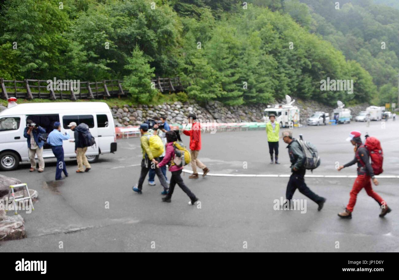 MIYADA, Japan - Some of the South Korean climbers who went missing on a ...