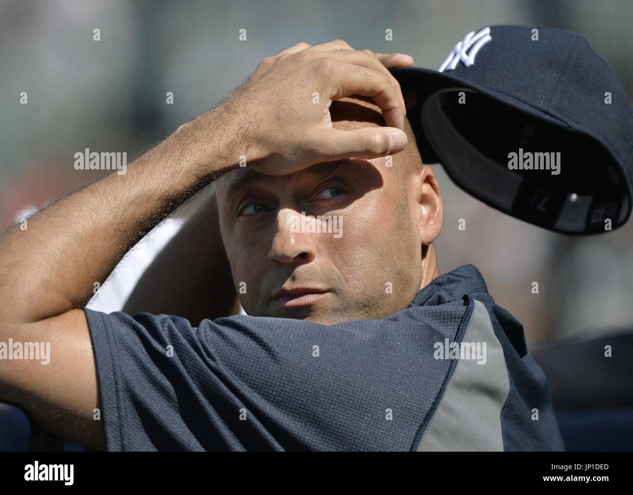 SAN DIEGO, United States - New York Yankees infielder Derek Jeter is ...