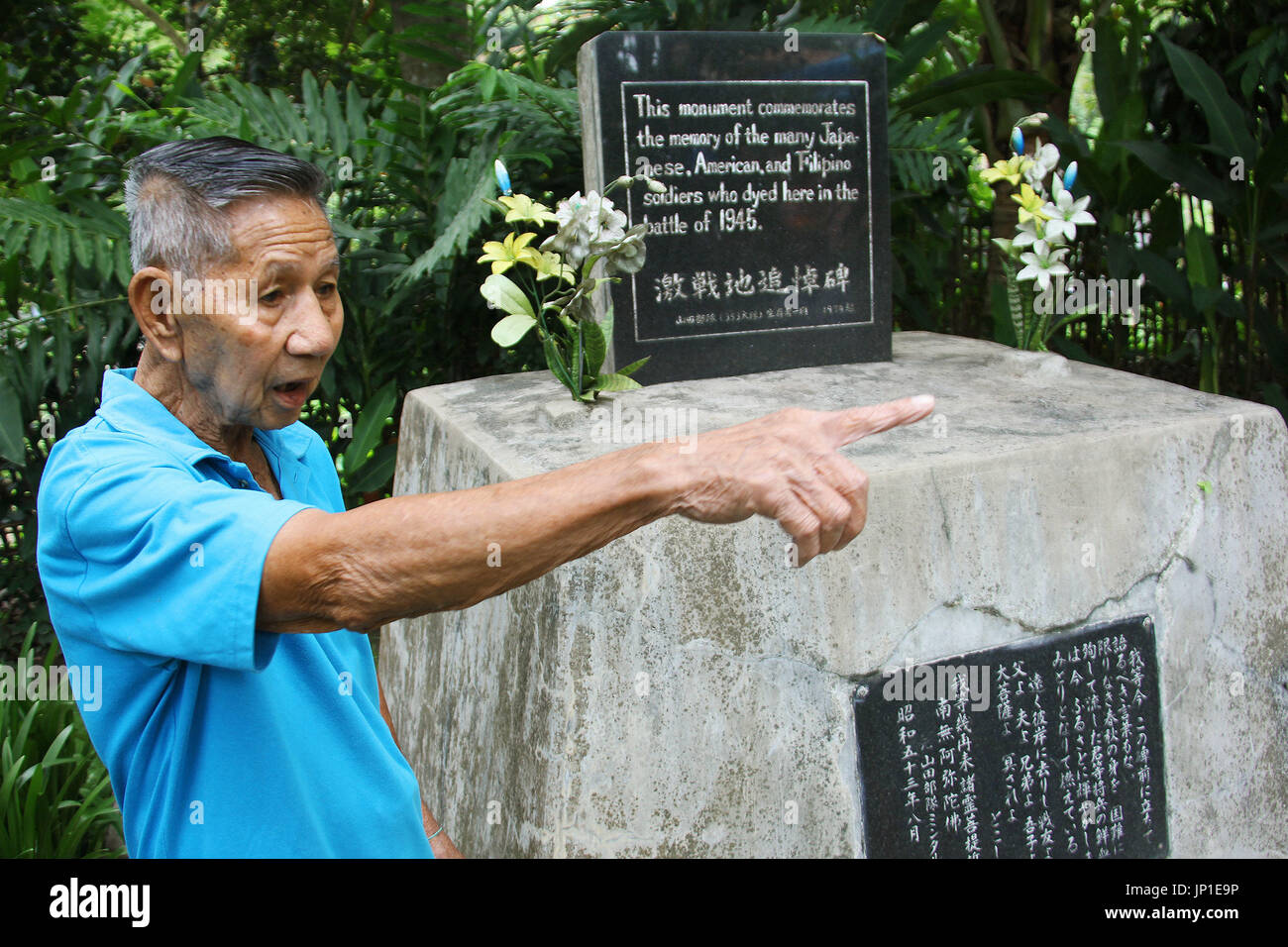 DAVAO, Philippines - Japanese-Filipino Koichi Sakae is pictured beside ...