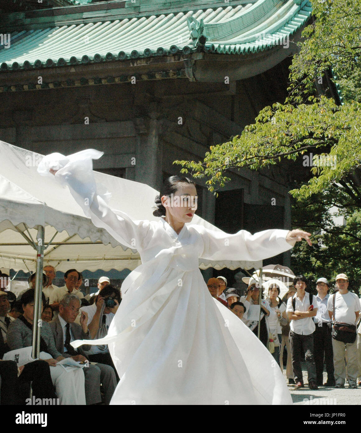 TOKYO, Japan - Dancer Kim Soon Ja, a Korean resident of Japan, performs ...