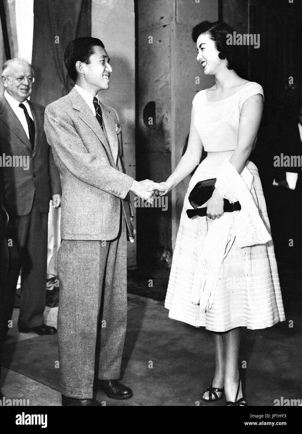 TOKYO, Japan - Japan's Crown Prince Akihito (L) (the current emperor ...