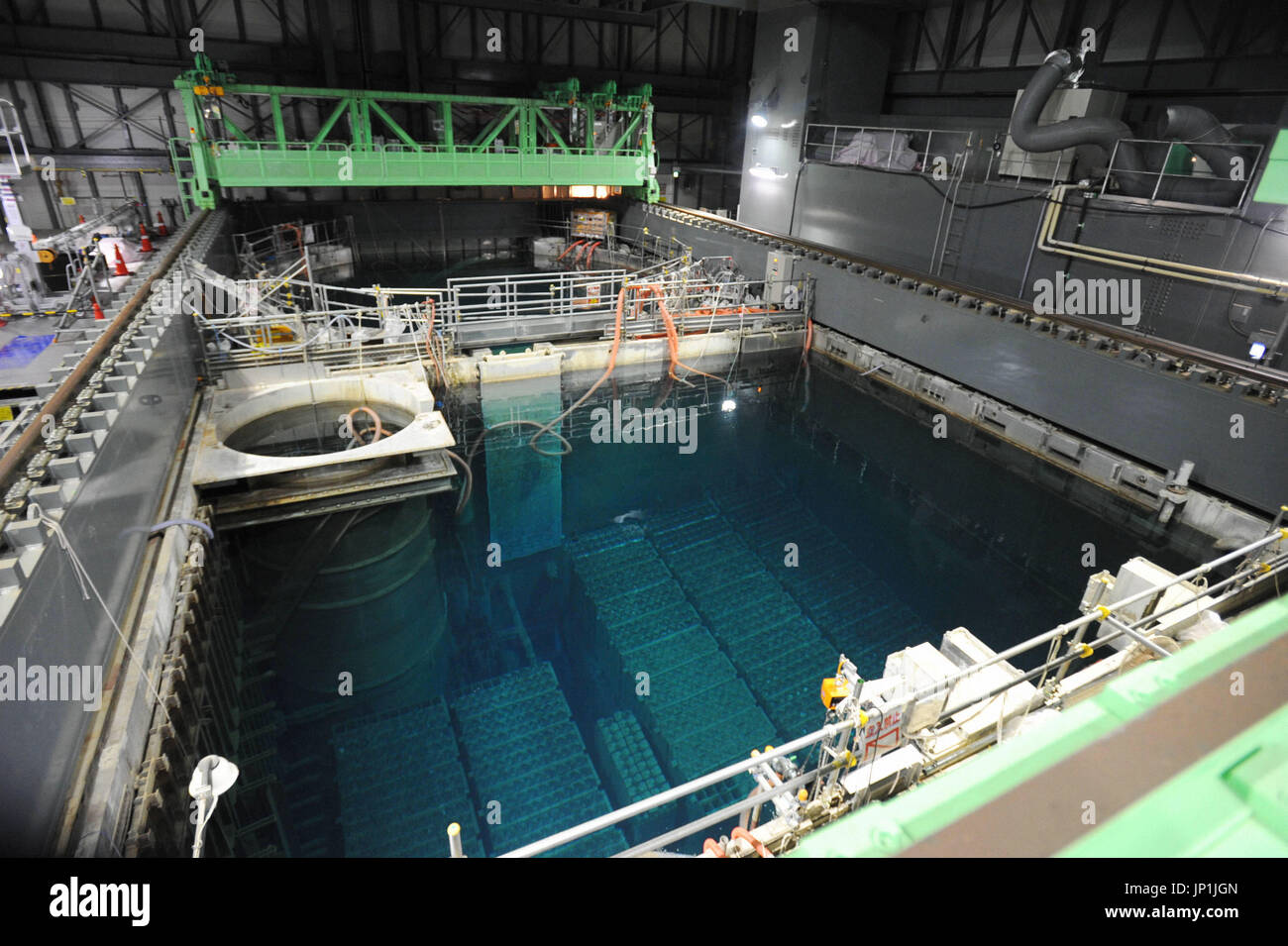 TOKYO, Japan - File photo shows the cooling pool for spent nuclear fuel ...
