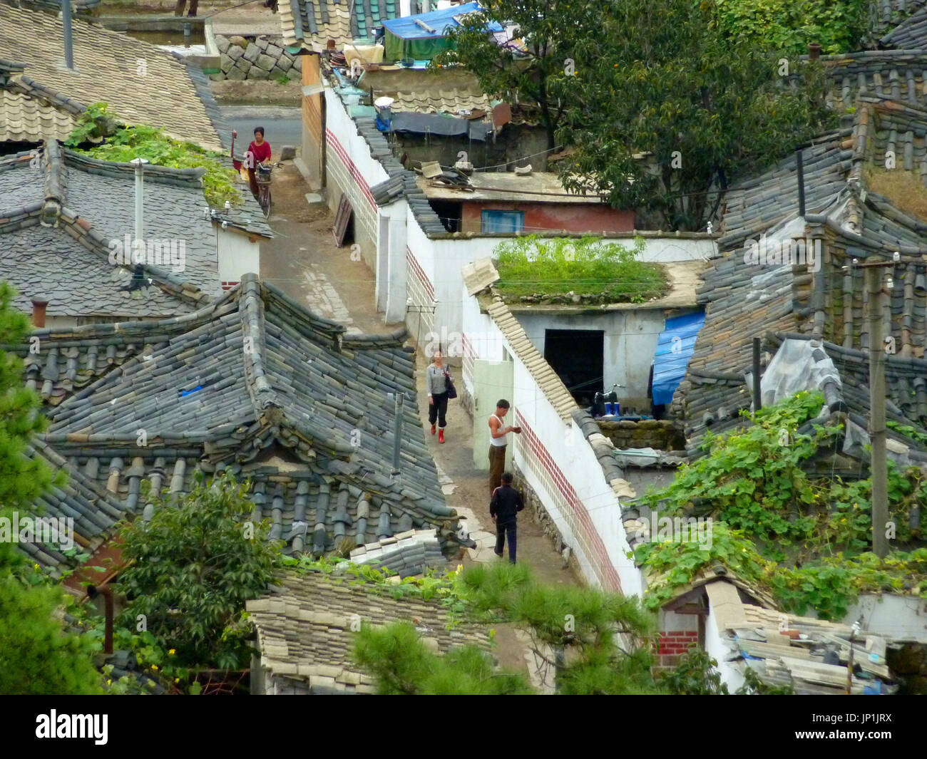 PYONGYANG, North Korea - Photo taken in September 2013 shows an area ...