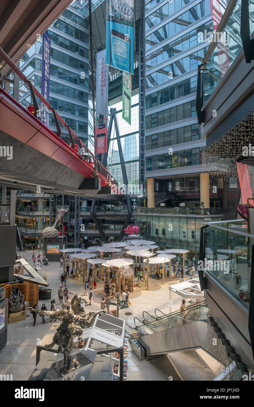 Parkview Green FangCaoDi shopping center in Beijing, China Stock Photo ...