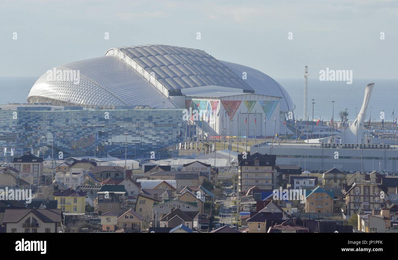 SOCHI, Russia - Photo shows the Fisht Olympic Stadium, the venue for ...