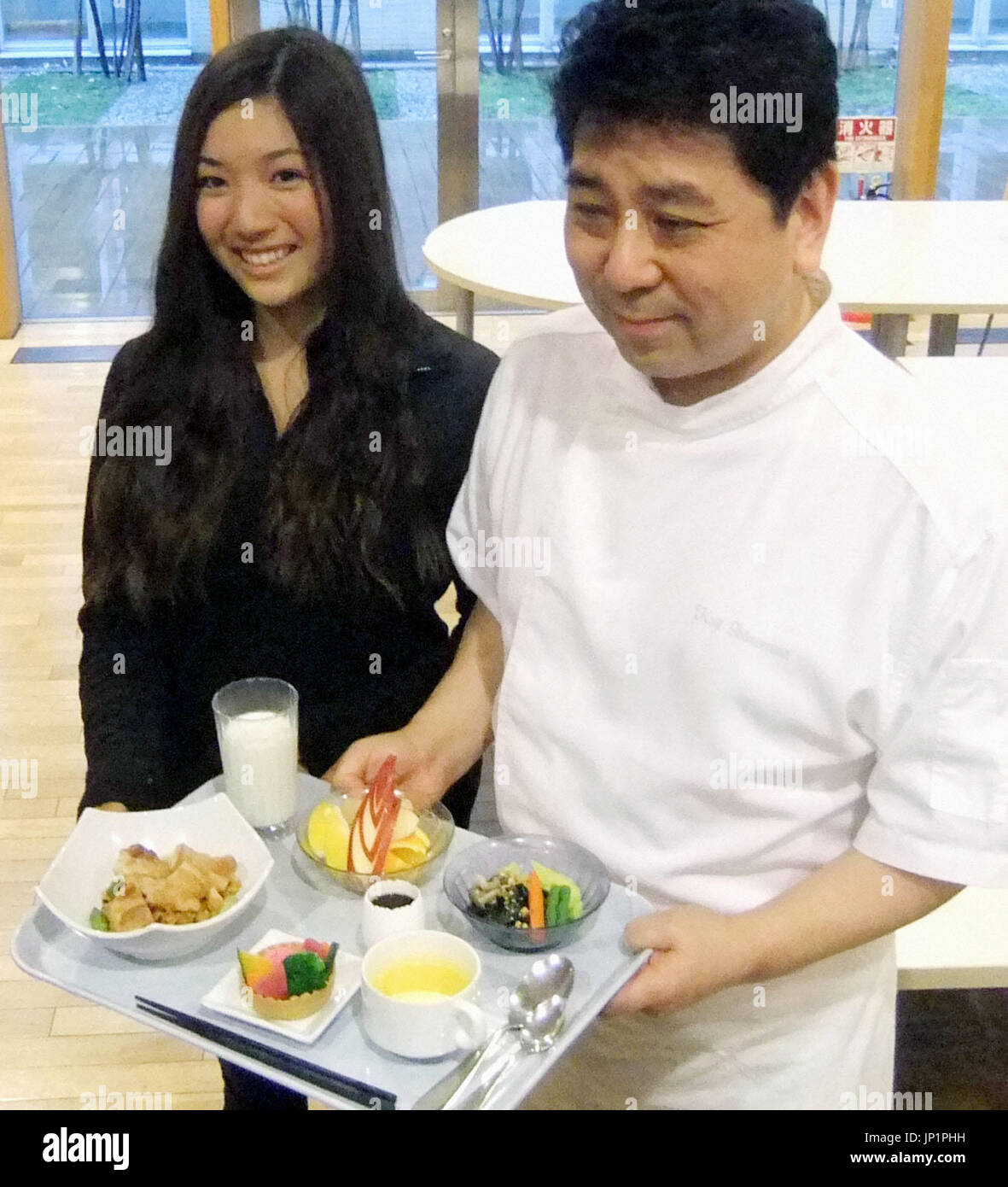 TOKYO, Japan - Koji Shimomura (R), chef for a French restaurant in ...