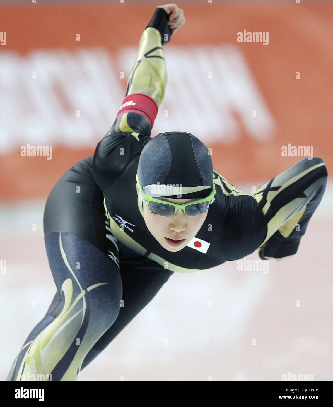 SOCHI, Russia - Japanese speed skater Nao Kodaira posts the fastest ...