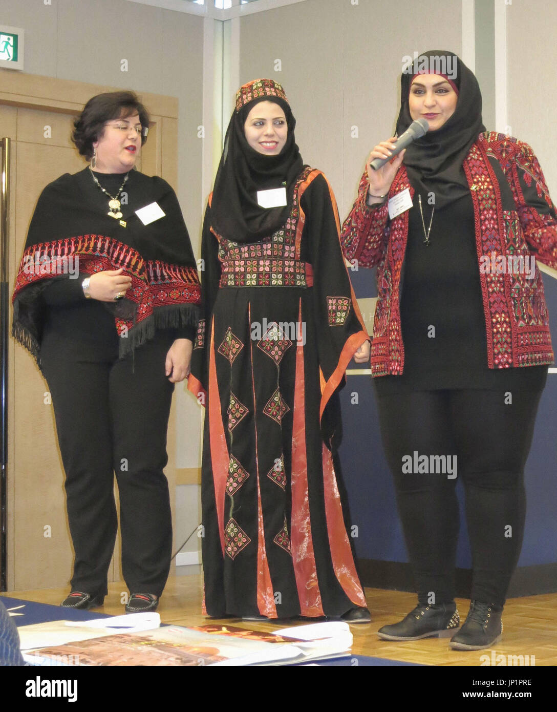 TOKYO, Japan - Palestinian tourism industry officials appear in ...