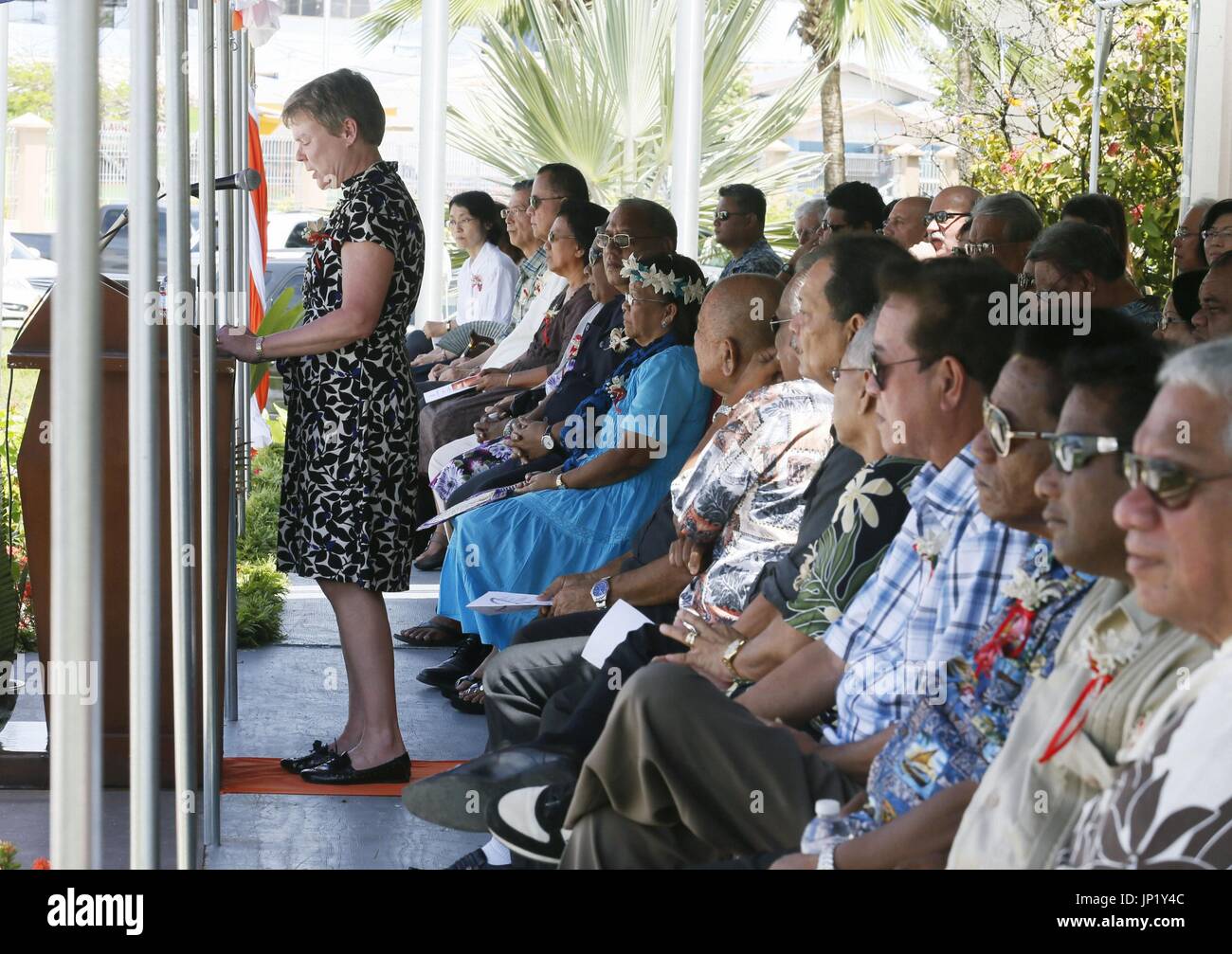 MAJURO, Marshall Islands - Rose Gottemoeller (far L), acting U.S ...