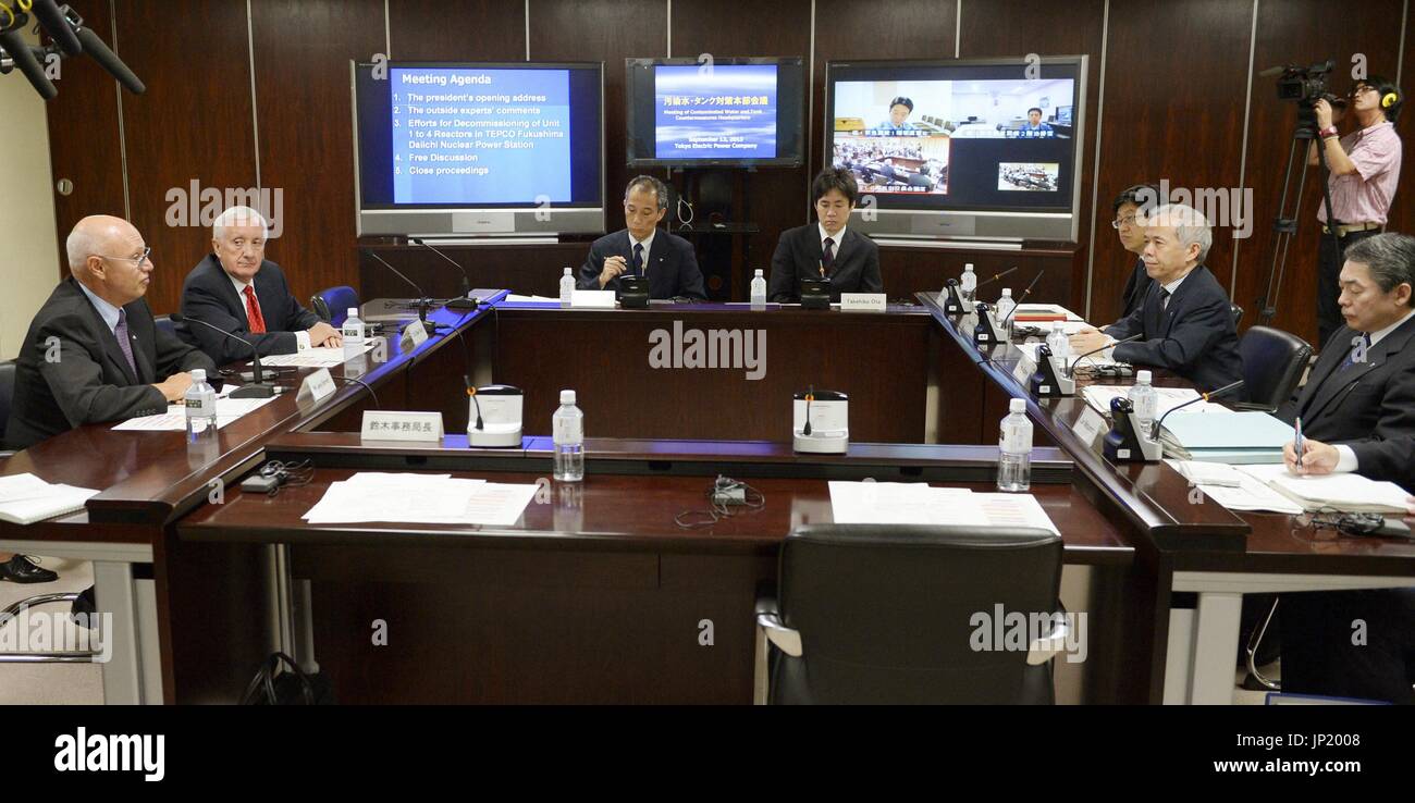 TOKYO, Japan - Tokyo Electric Power Co. holds a meeting at its head ...