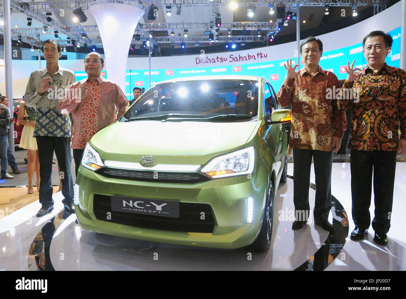 JAKARTA, Indonesia - Daihatsu Motor Corp.'s NC-Y concept car is ...