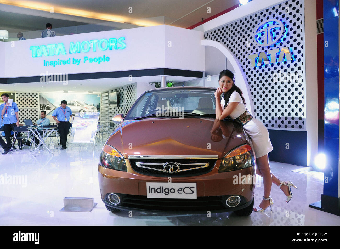 JAKARTA, Indonesia - Photo shows the booth of India's Tata Motors Ltd ...