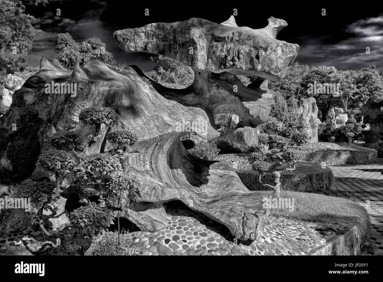 Unusual rock and stone formation. Natural geological odd shapes Stock ...