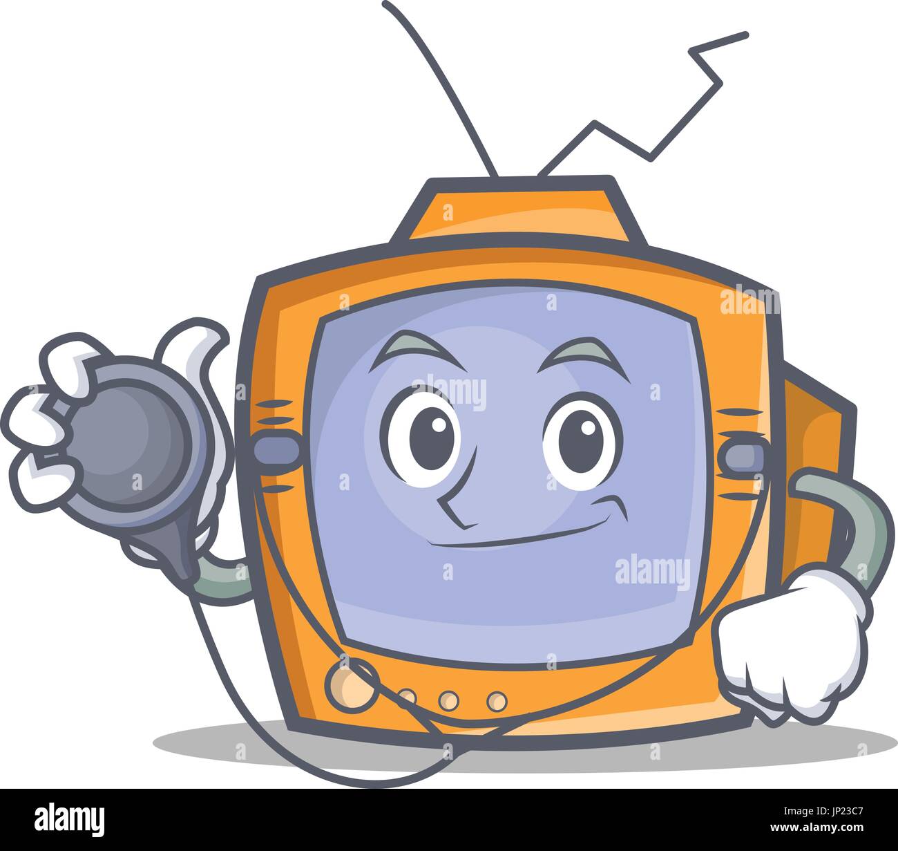 Doctor TV character cartoon object Stock Vector Image & Art - Alamy