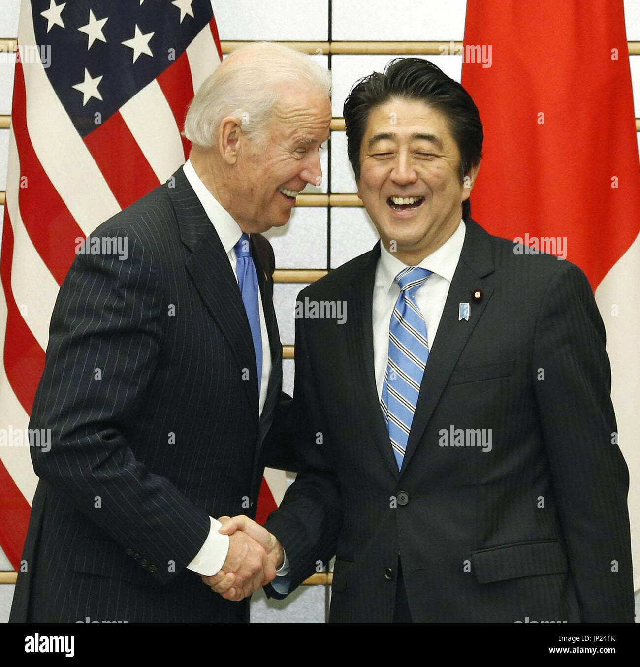 TOKYO, Japan - U.S. Vice President Joe Biden (L) and Japanese Prime ...