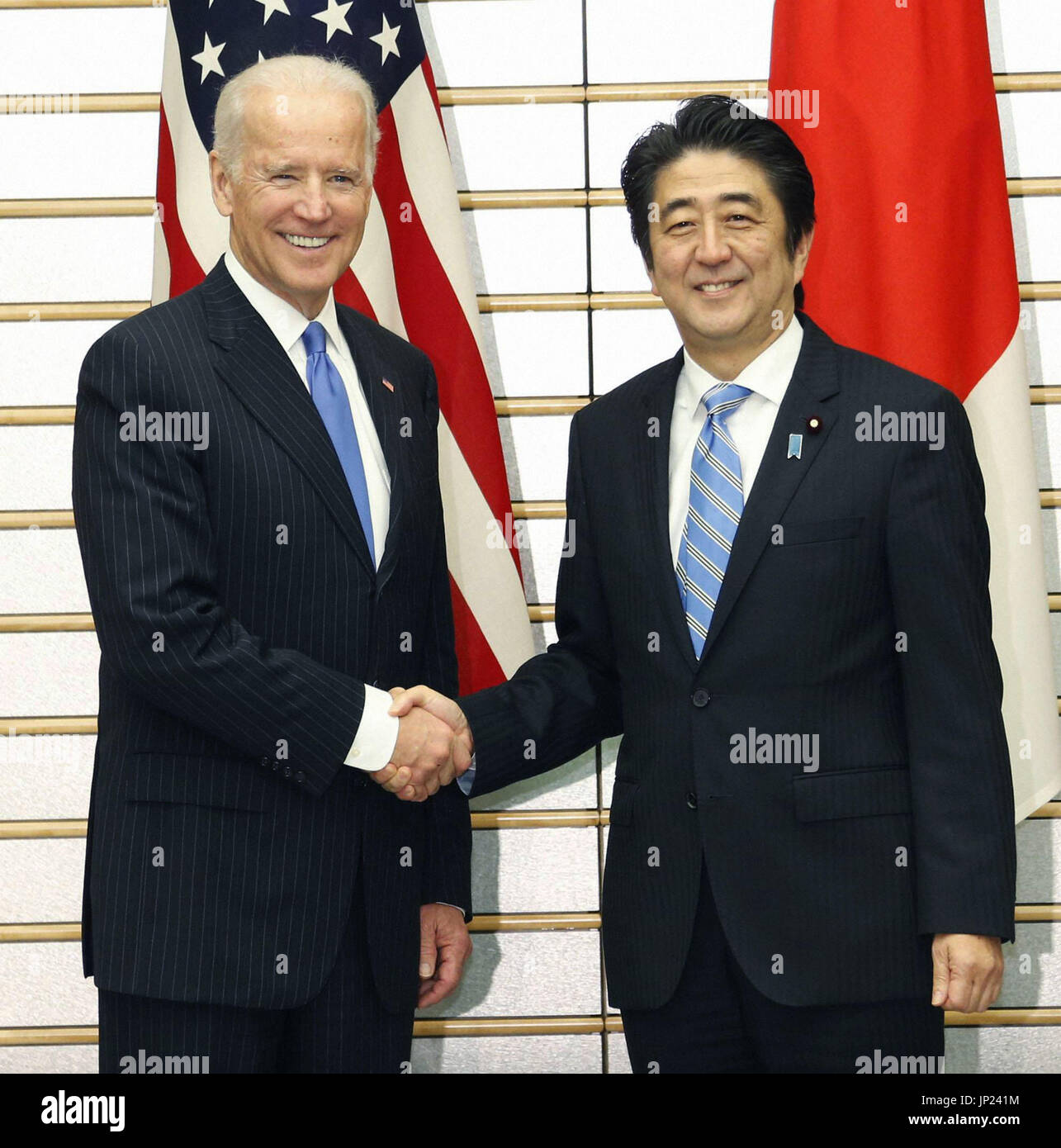 TOKYO, Japan - U.S. Vice President Joe Biden (L) and Japanese Prime ...