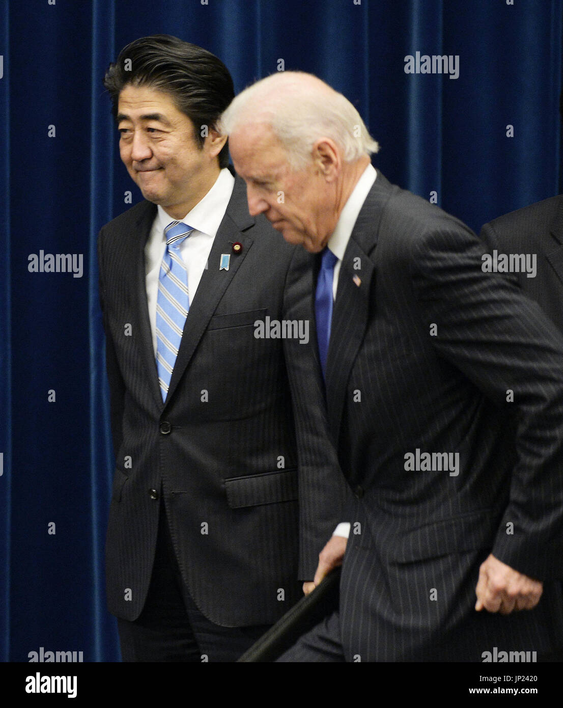 TOKYO, Japan - U.S. Vice President Joe Biden (R) and Japanese Prime ...