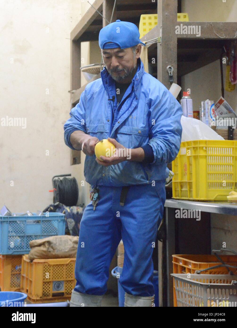 TOBE, Japan - Osamu Shiina, an elephant breeder at the Tobe Zoological ...